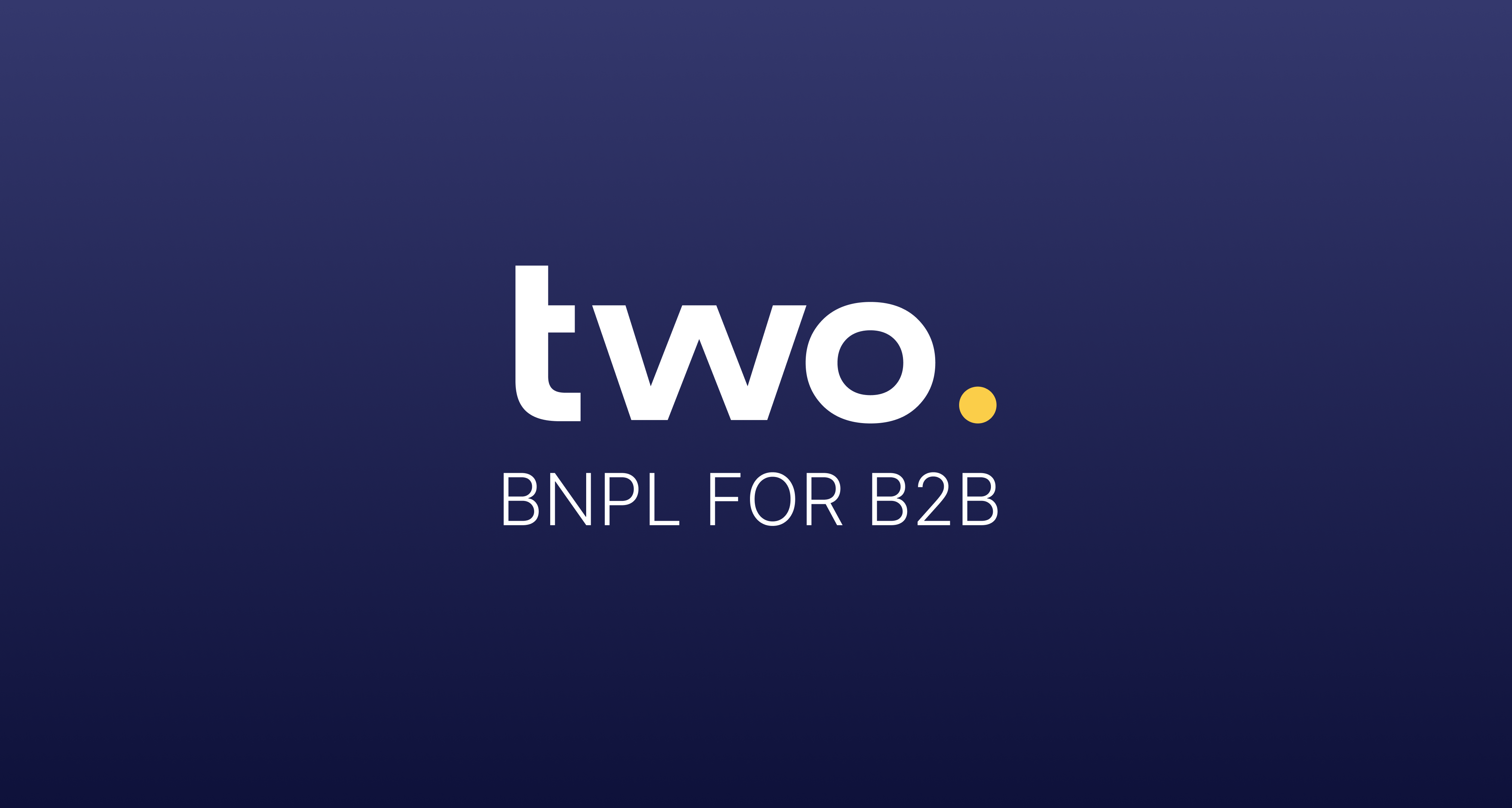 What Is Two? B2B BNPL Solutions For Business Buyers